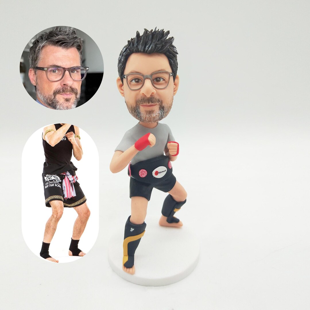 Custom Boxing Bobblehead Figurine: Personalized Athlete Gift - Etsy