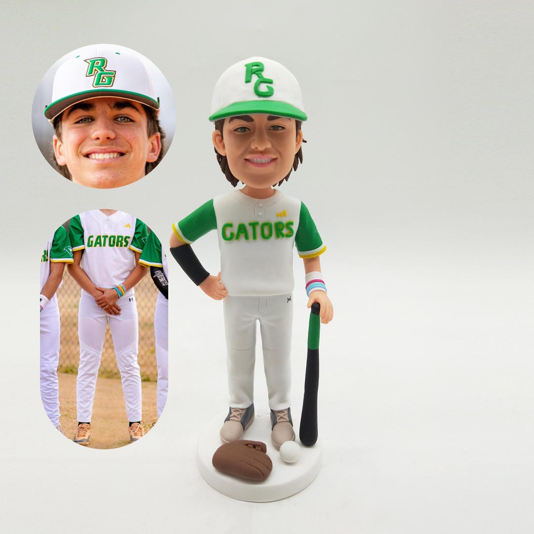 Personalized Baseball Player Bobblehead: Custom 3D Figurine Gift - Etsy