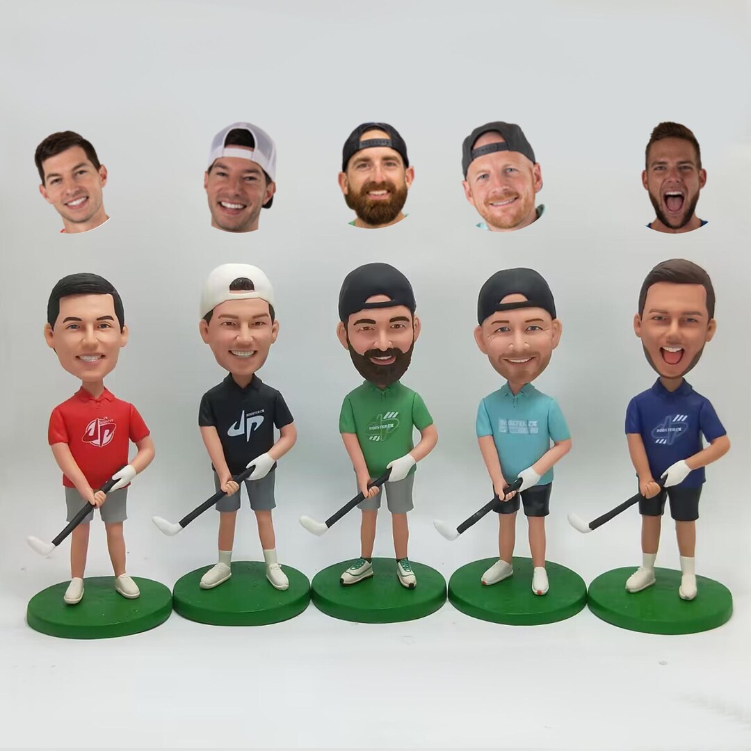 Custom Golf Team Bobblehead: Personalized Golfer Figurine Gift - Etsy