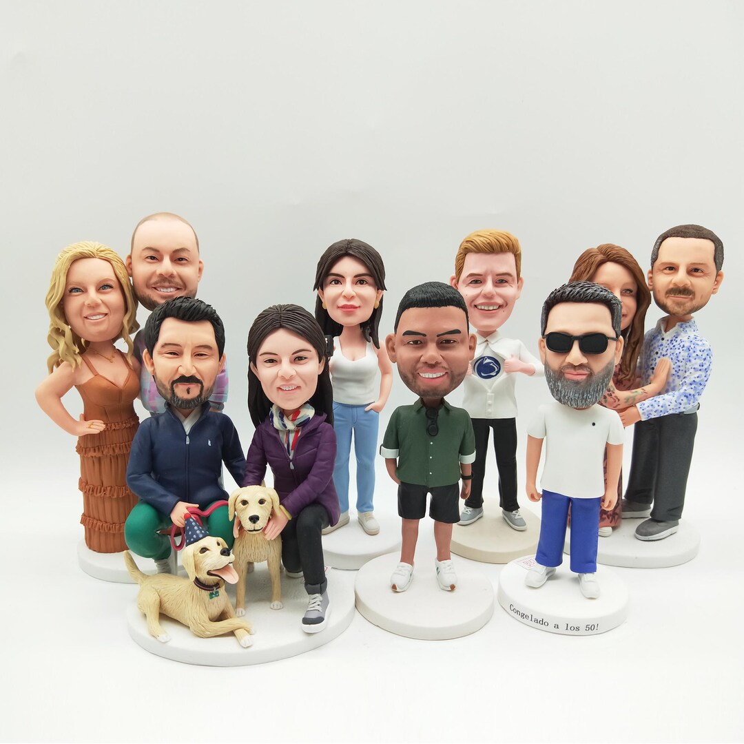 Custom Ceramic Bobblehead: Personalized Handmade Keepsake Gift - Etsy