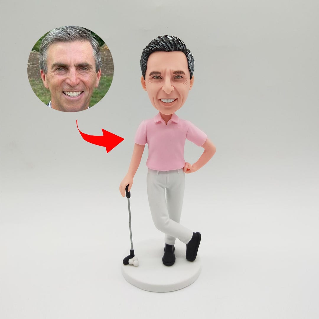 Custom Golfer Bobblehead Figurine: Personalized Golf Lover Gift - Etsy