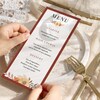 Retro Wedding Menu Template | Vintage Menu Card | Mid-century Modern ...