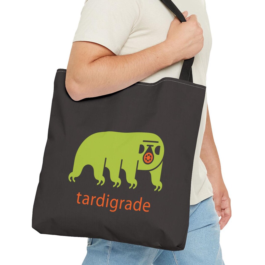 Tardigrade, Tote Bag (AOP), Water Bear, Moss Pig, Microscopic Creature ...
