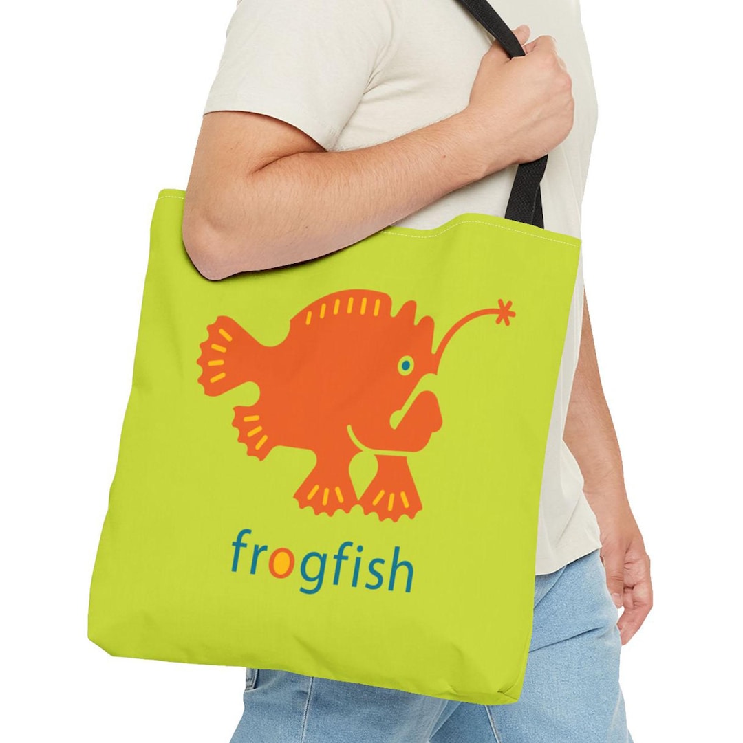Frogfish, Tote Bag (AOP), Weird Fish, Odd Fish, Strange Fish, Ugly Fish ...