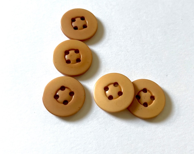 Vintage - Fun Domed Swirl Design Black Shank Buttons (6) 5 -12 Mm; 1 ...