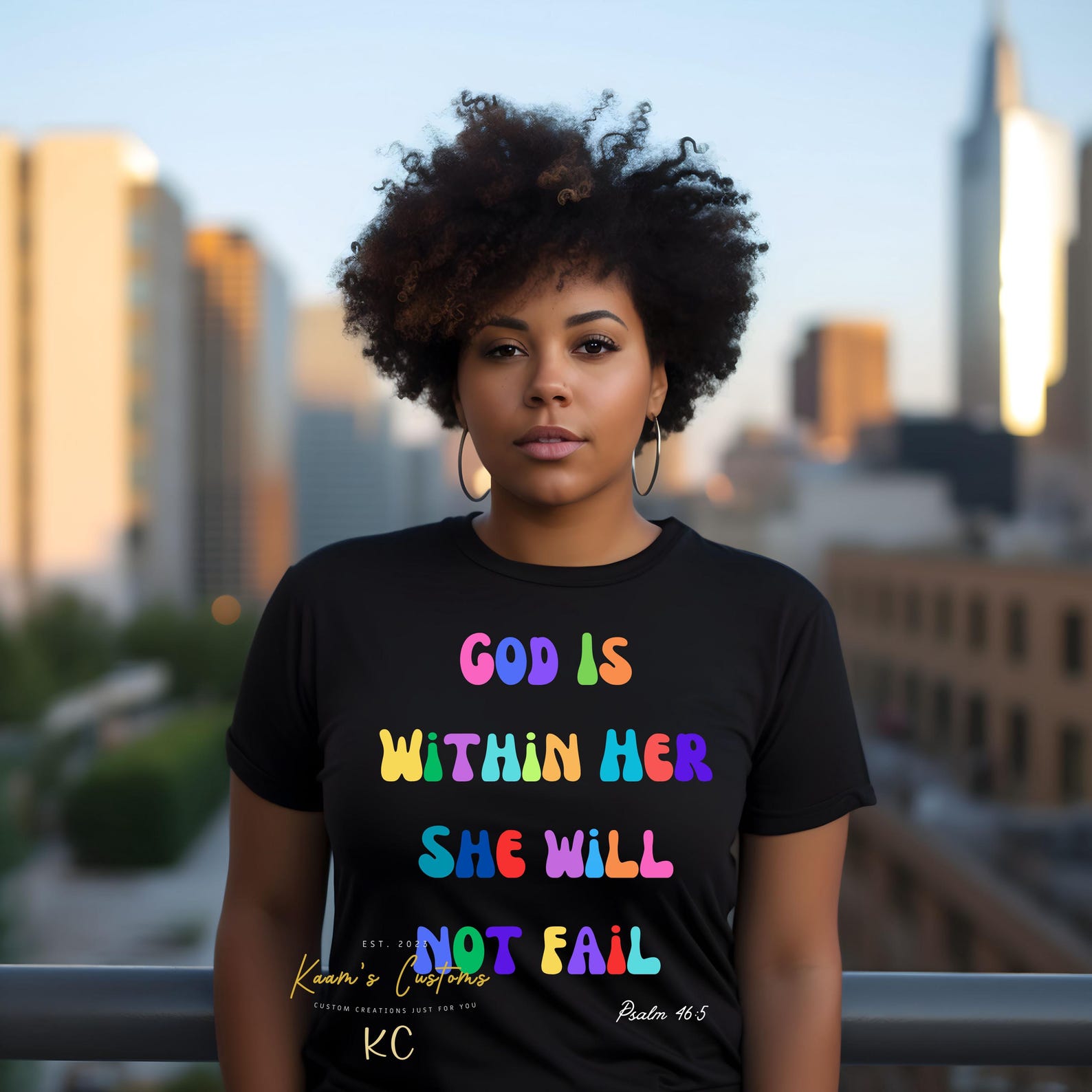 God is Within Her She Will Not Fail - Etsy