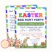 Editable Easter Egg Hunt Flyer - Easter Fundraiser Flyer Printable ...