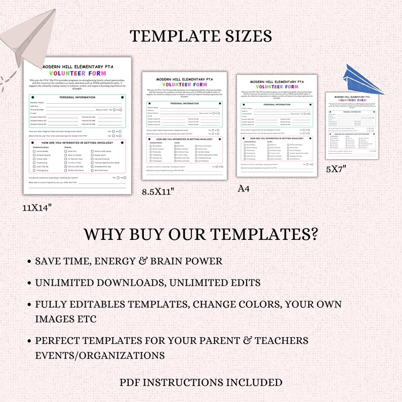 PTO PTA Membership Contest Flyer - Editable PTO Flyer Template - Pto ...