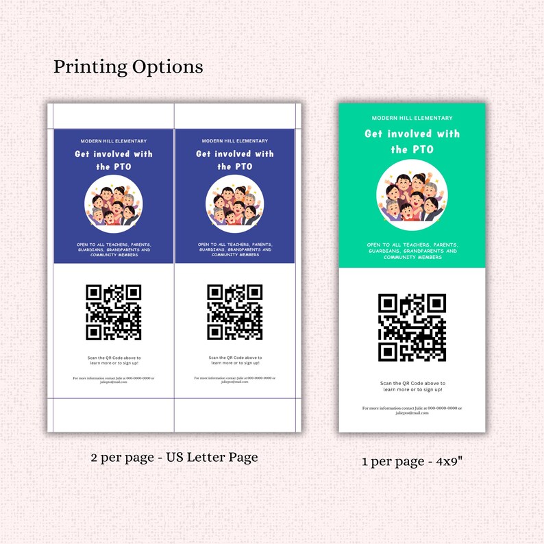 Editable School PTA Volunteer Recruitment Flyer Template - Canva ...