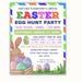 Editable Easter Fundraiser Flyer - Easter Egg Hunt Flyer Printable ...