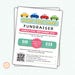 Skip the Line Fundraiser Flyer Template, School PTO PTA Raffle ...