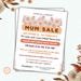 Editable Fall Mum Sale Flyer Template, School Fundraiser, Autumn ...