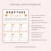 Gratitude Gram Flyer - Thankful Grateful for You Candy Gram - Editable ...