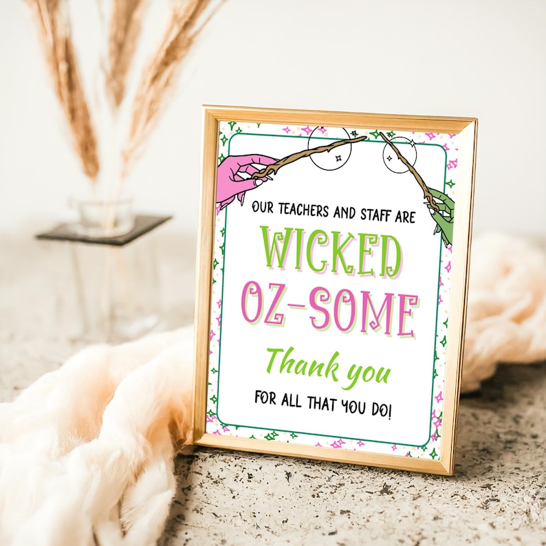 Witch Theme Teacher and Staff Appreciation Week Poster Bundle, 12 ...