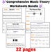 Comprehensive Music Theory Worksheets Bundle - Etsy