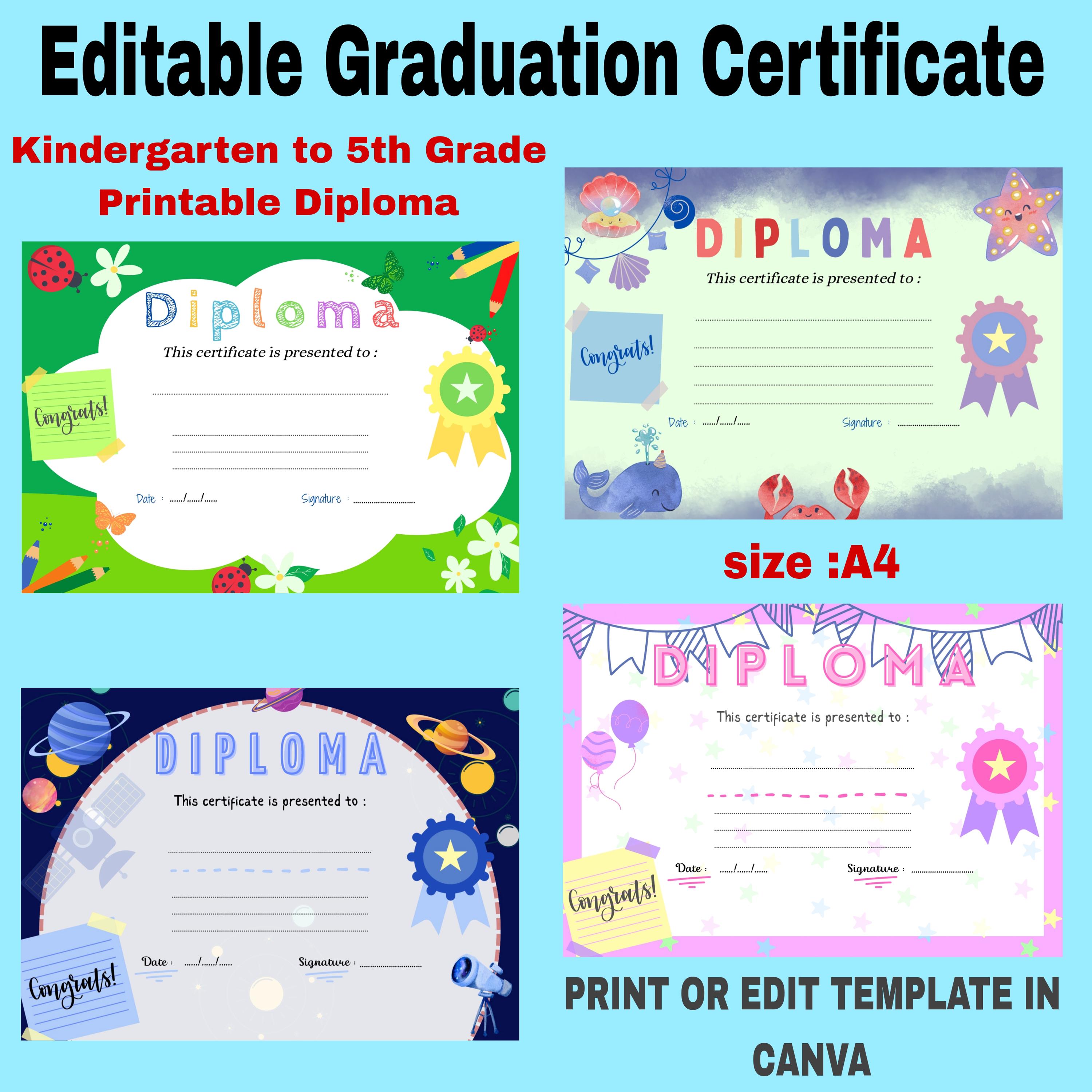 Diploma De 5to Grado Imprimible Libros De 5to Grado De Primaria 2023