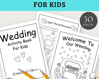Wedding Activity Book for Kids - Etsy