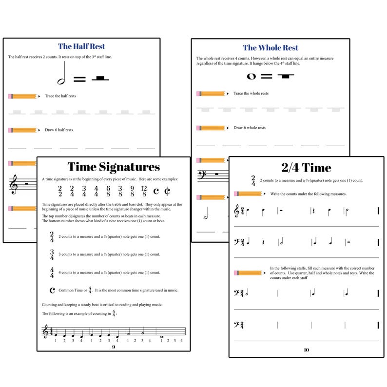 Complete Music Theory Pack: Worksheets & Quizzes for Young Learners ...