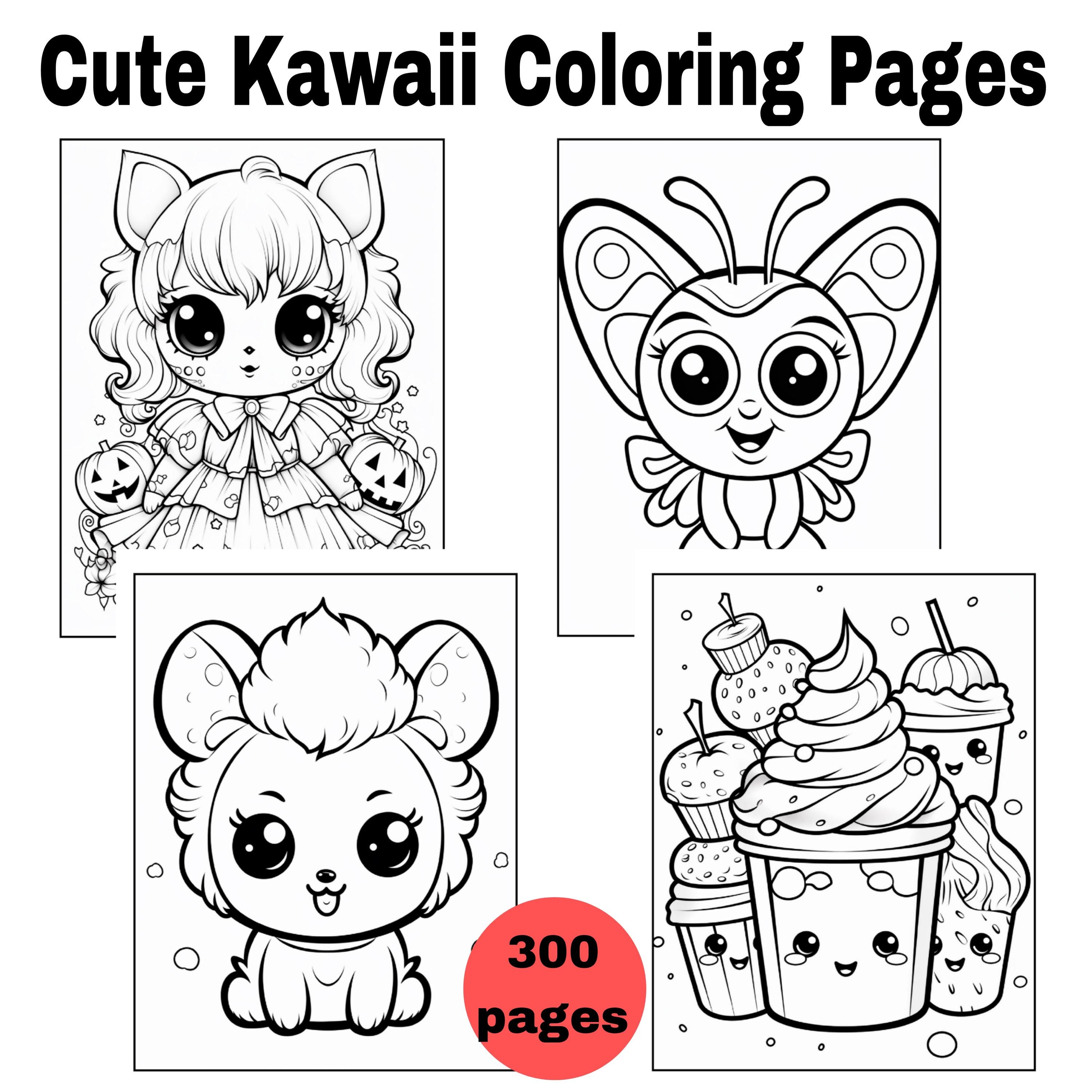 Cute Kawaii Coloring Pages for Kids | Fun Printable PDF for Kids ...