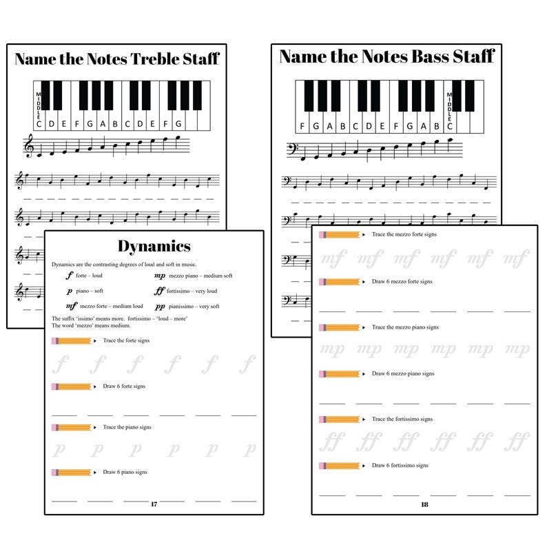 Comprehensive Music Theory Worksheets Bundle - Etsy
