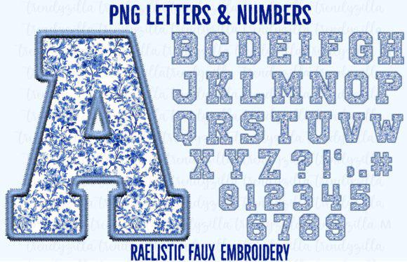 Blue Chinoiserie Alphabet & Numbers – Digital Clipart Set - Etsy
