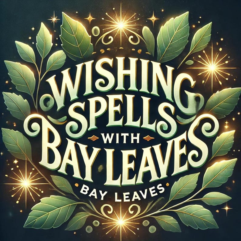 Wishing Spells With Bay Leaves: Manifest Your Desires - PDF Book - Etsy