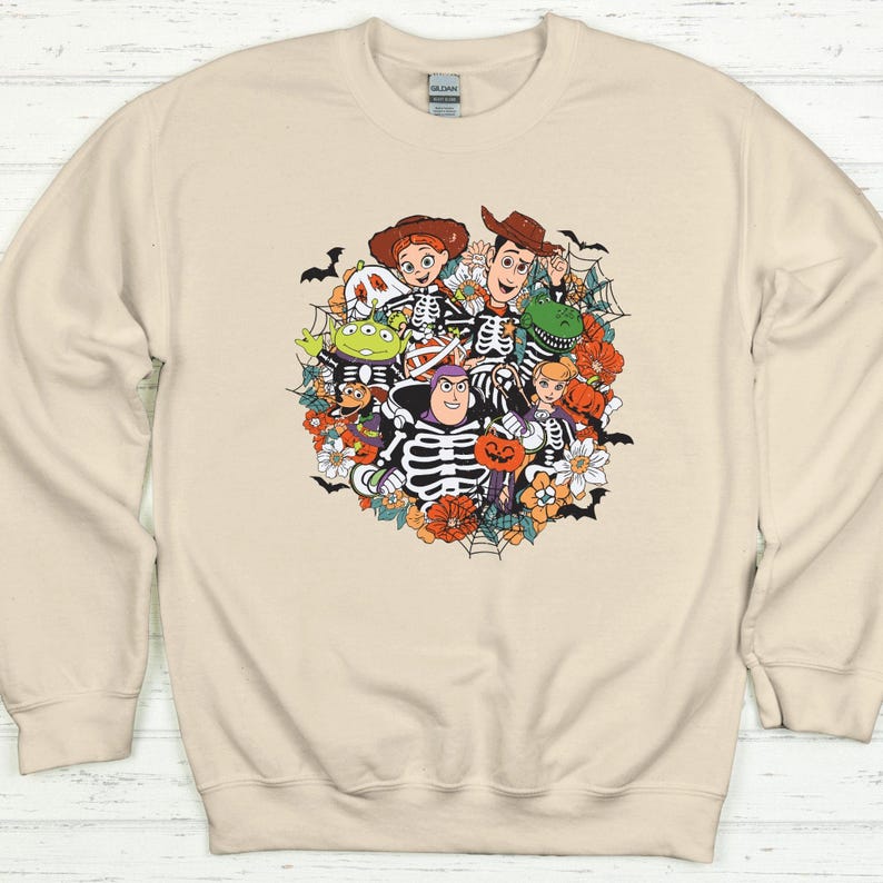 Toy Story Skeleton DTF Transfer, Toy Story Halloween Heat Transfer ...