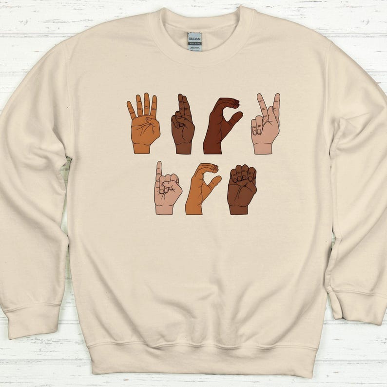 Colbert Kimmel Hand Sign Language Dtf Transfer,ready to Press,colbert ...