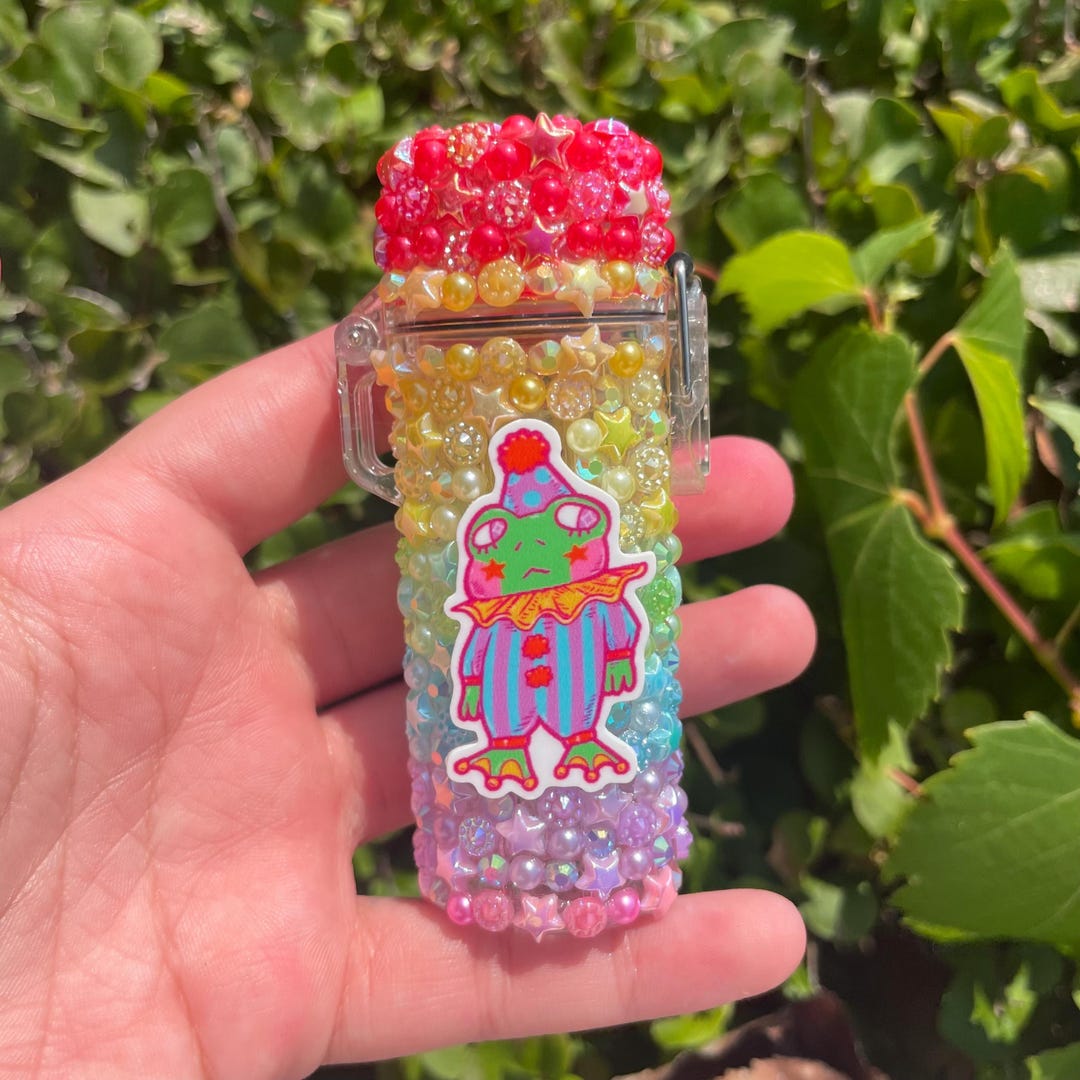 Clown Froggy Gem Lighter Holder - Etsy