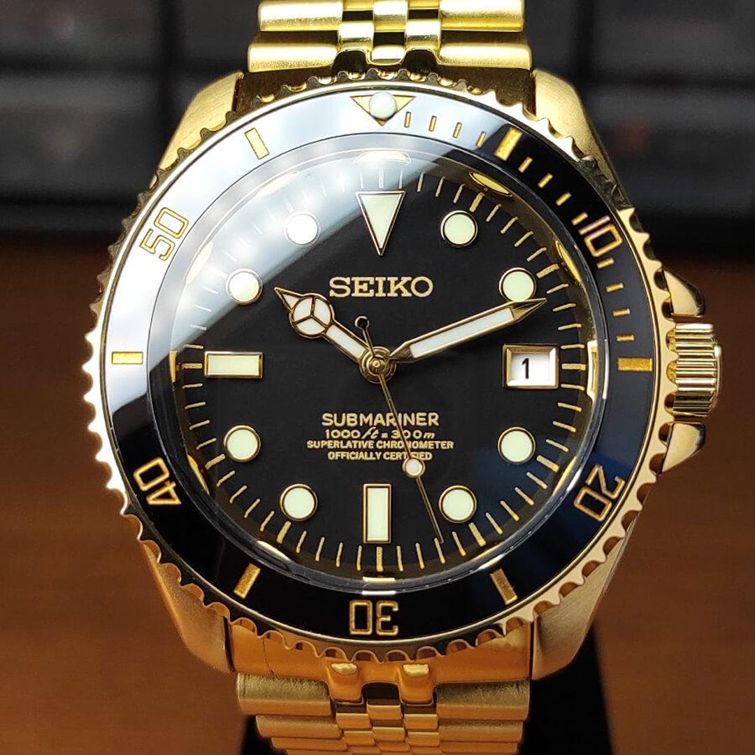 Seiko the WOLF Custom Automatic Dive Watch, Seiko SKX Custom Built ...