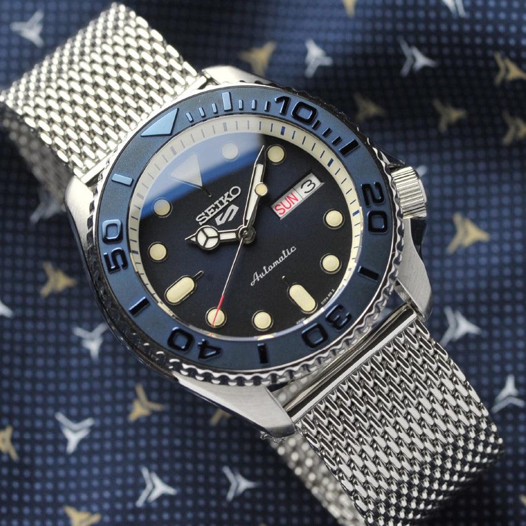 SEIKO TIDAL 42mm Men's Custom Mod Automatic Dive Watch, Seiko Custom ...