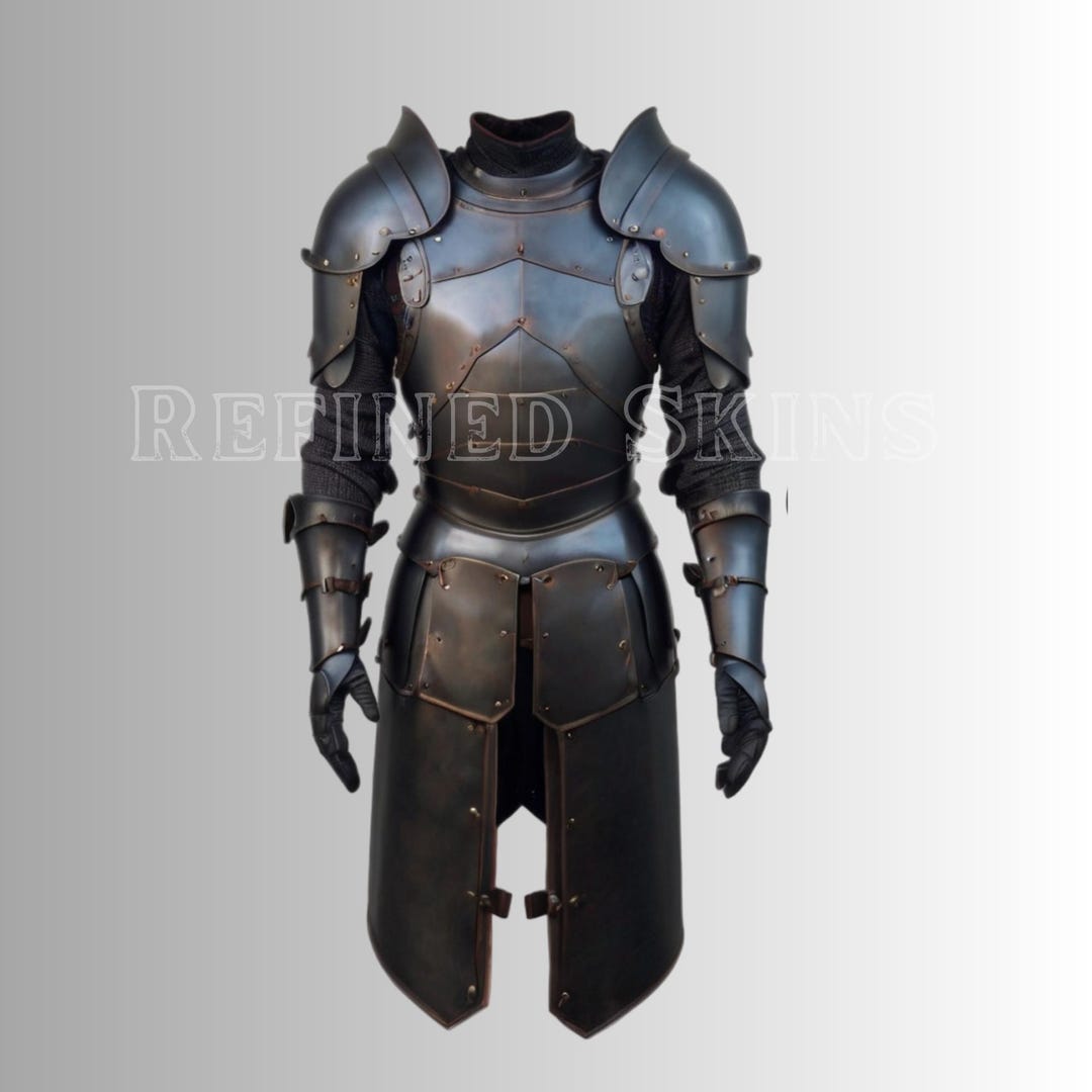 Handcrafted Leather Armor Set – Medieval Warrior Protection - Full ...