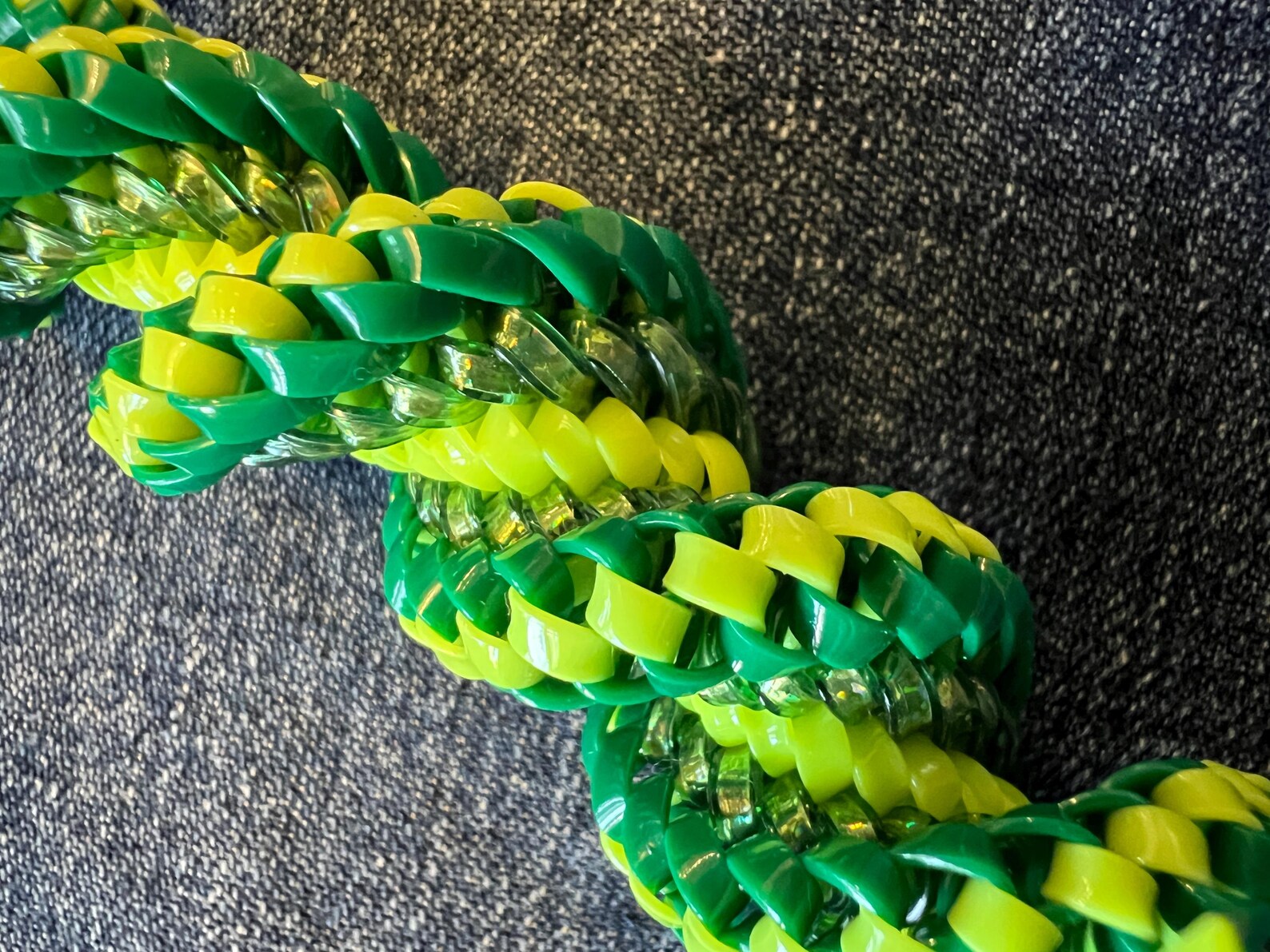 90's Sparkly Spiral Keychain | Bag Charm | Key Fob | Boondoggle ...