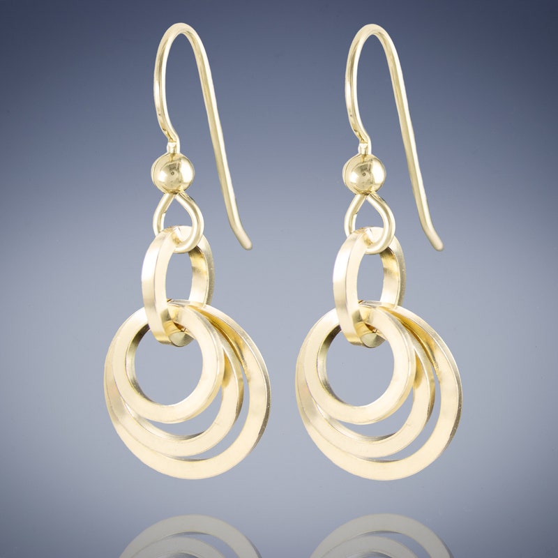 Gold Earrings - Etsy