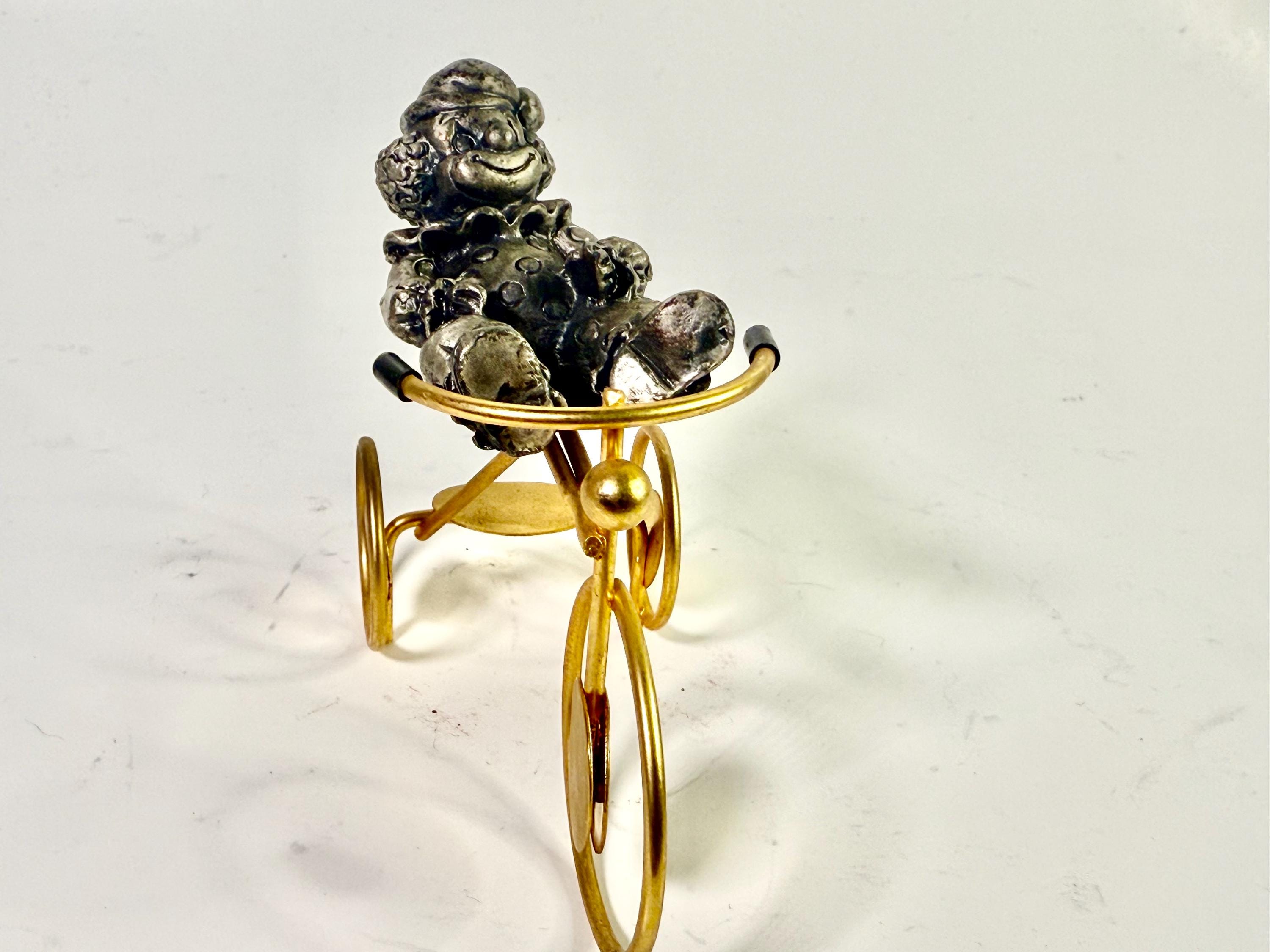 Vintage George Good Clown on Tricycle Figurine | 1980s Circus Decor - Etsy
