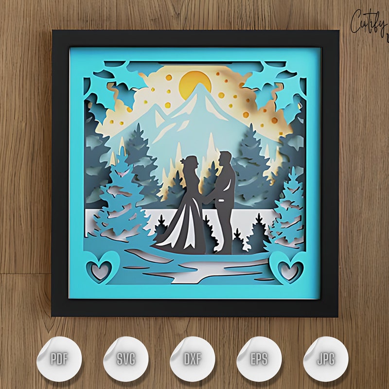 Wedding Shadow Box - Etsy