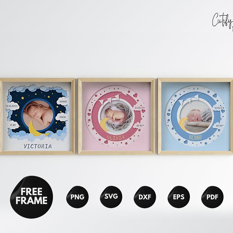 Baby Shadow Box - Etsy