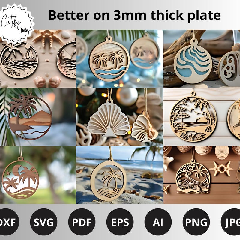 Beach Christmas Svg - Etsy