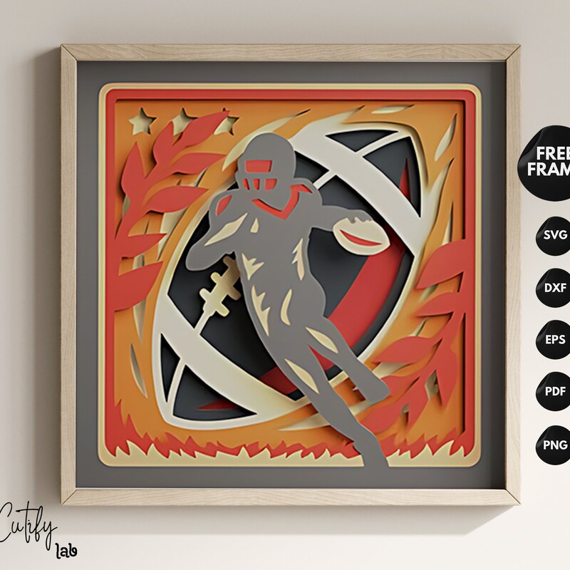 Nfl Shadow Box - Etsy