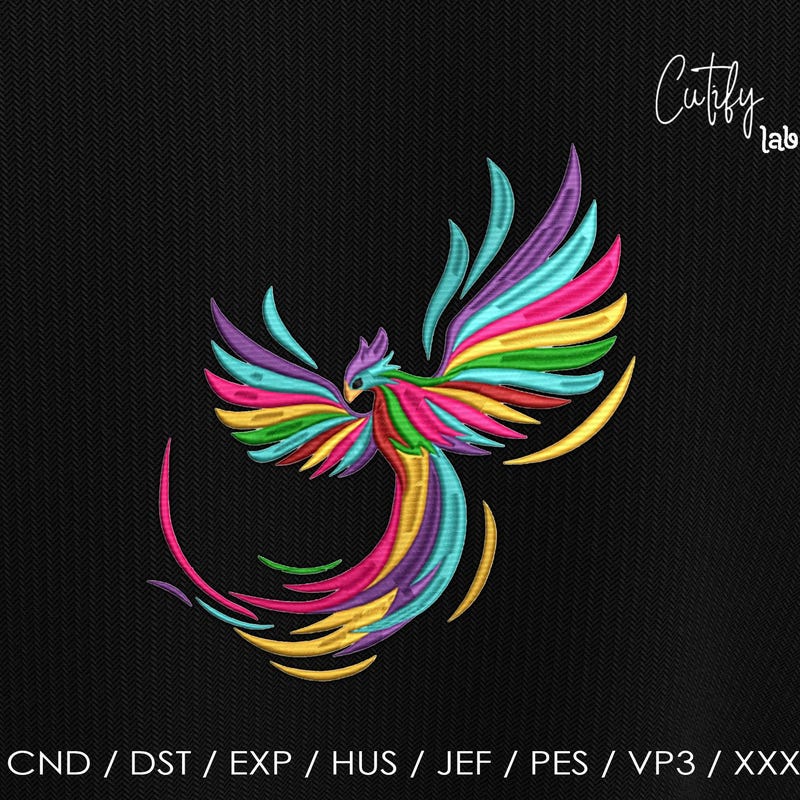 Phoenix Embroidery - Etsy