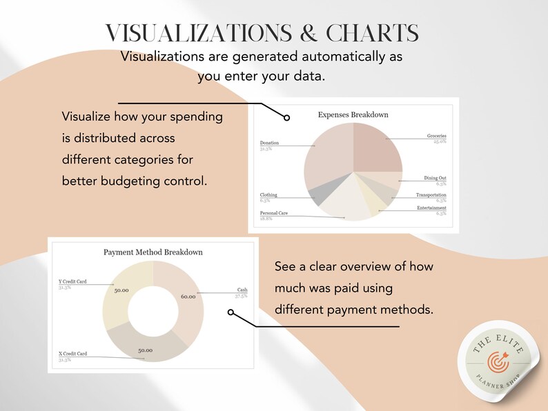 Simple Monthly Budget Planner Google Sheets Template Digital Budget ...