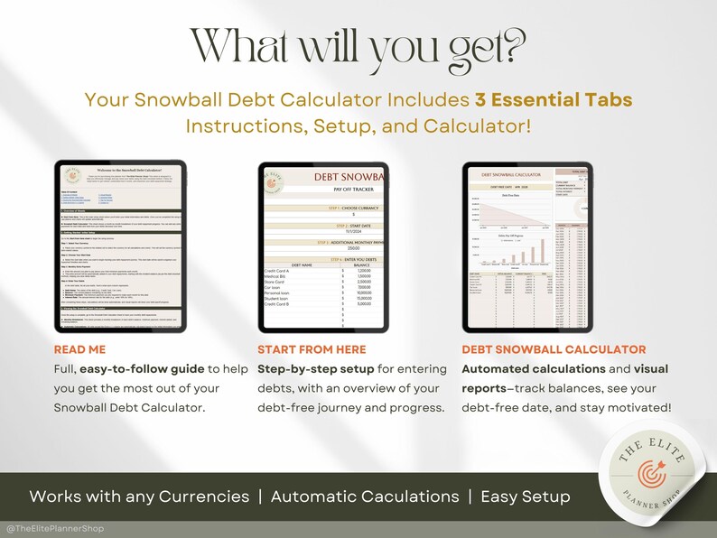 Debt Snowball Spreadsheet Google Sheet Debt Payoff Tracker Snowball ...