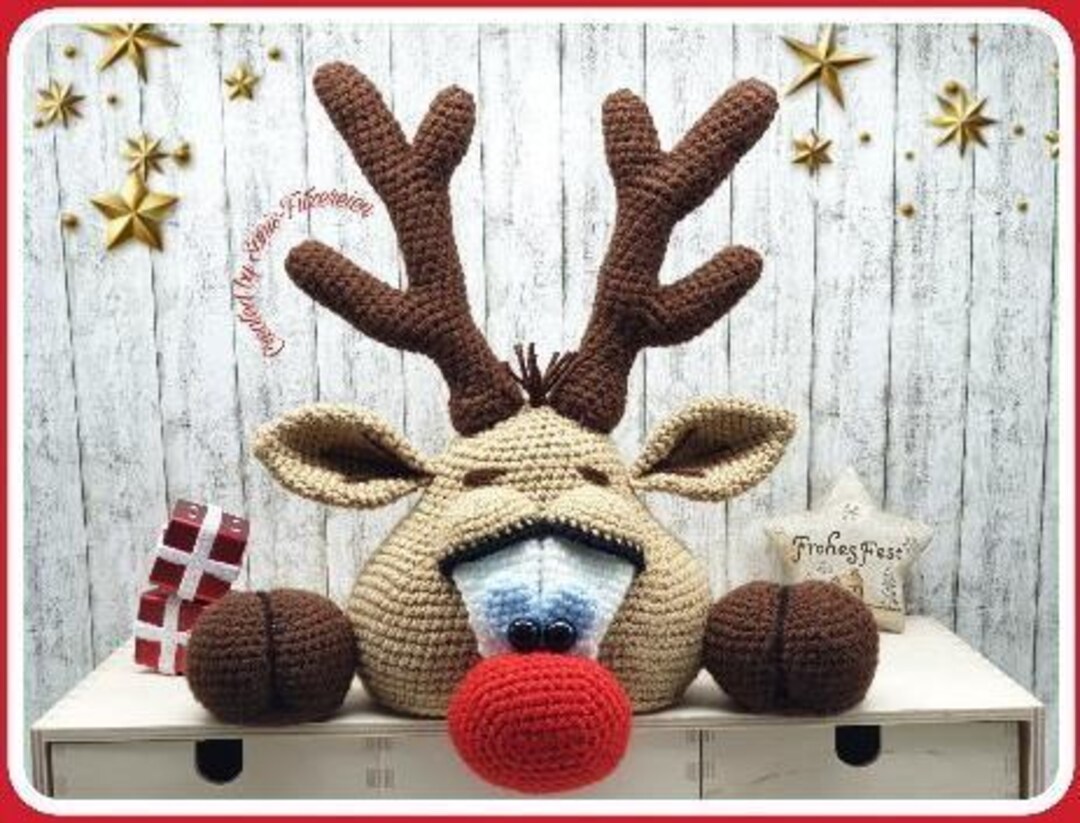 Rudolf Amigurumi Pattern - Etsy