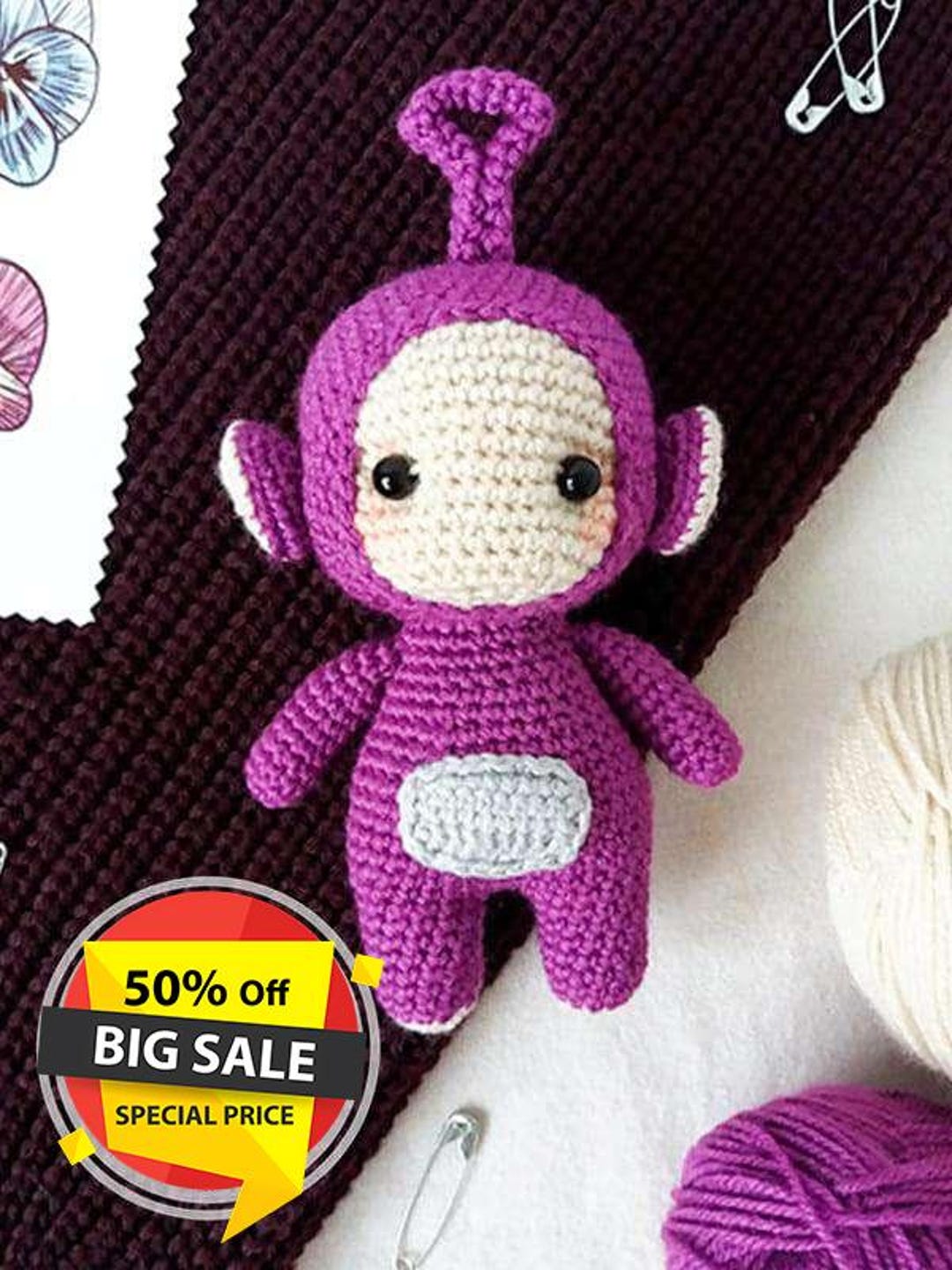 Crochet Pattern Teletubbies Amigurumi - Etsy UK