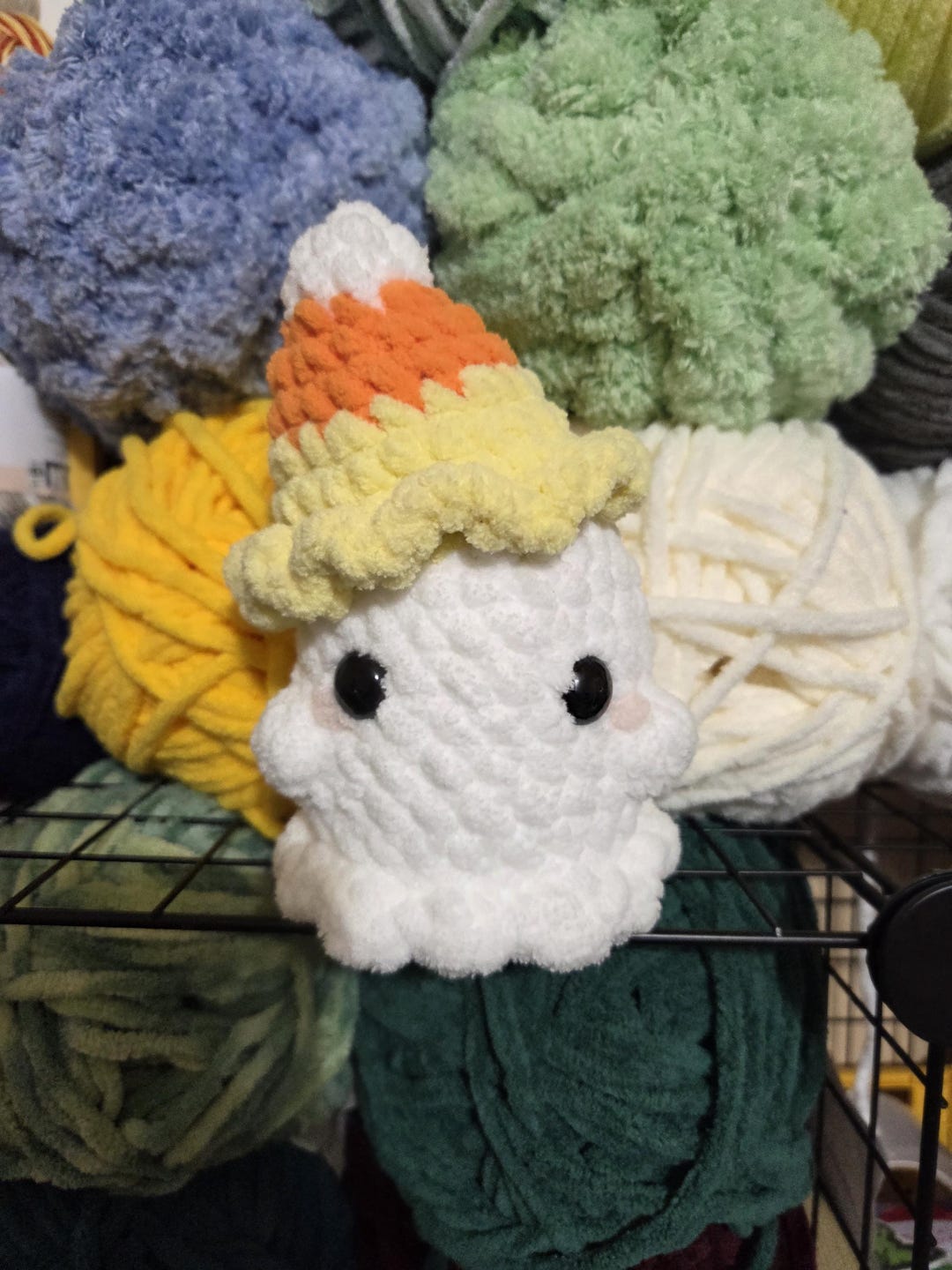 Crochet Ghost With Funky Hats - Etsy