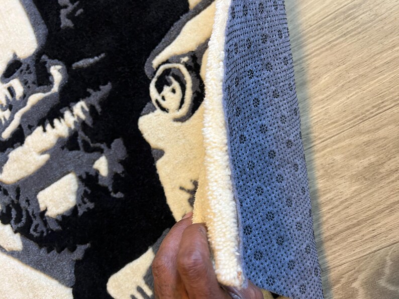 Malcolm X Tufted Portrait Rug - Etsy