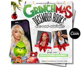 December Booking Flyer , Holiday Booking Flyer, Book Now Flyer ...
