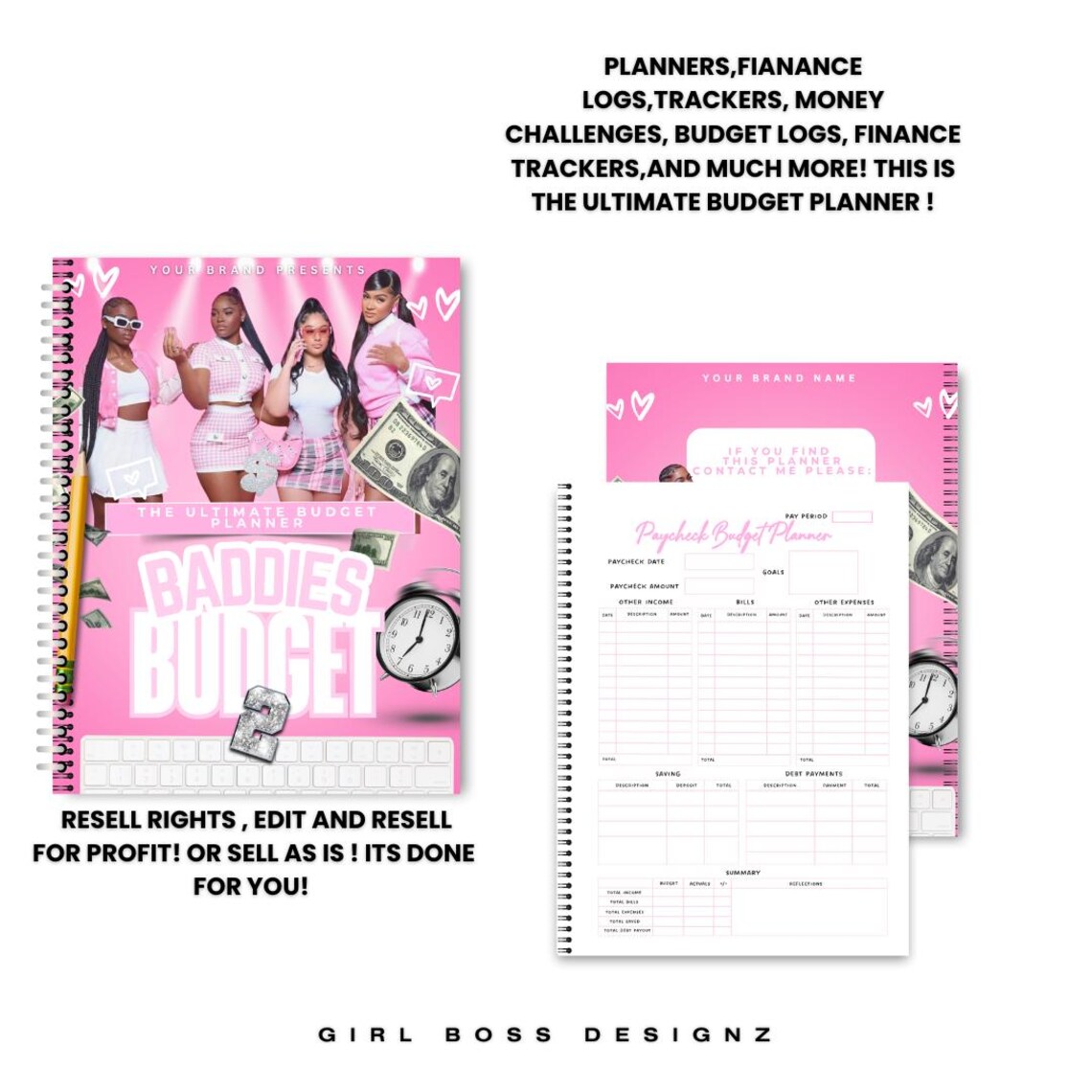 PLR Budget Ebook: Done for You Money Planner (digital Book) - Etsy