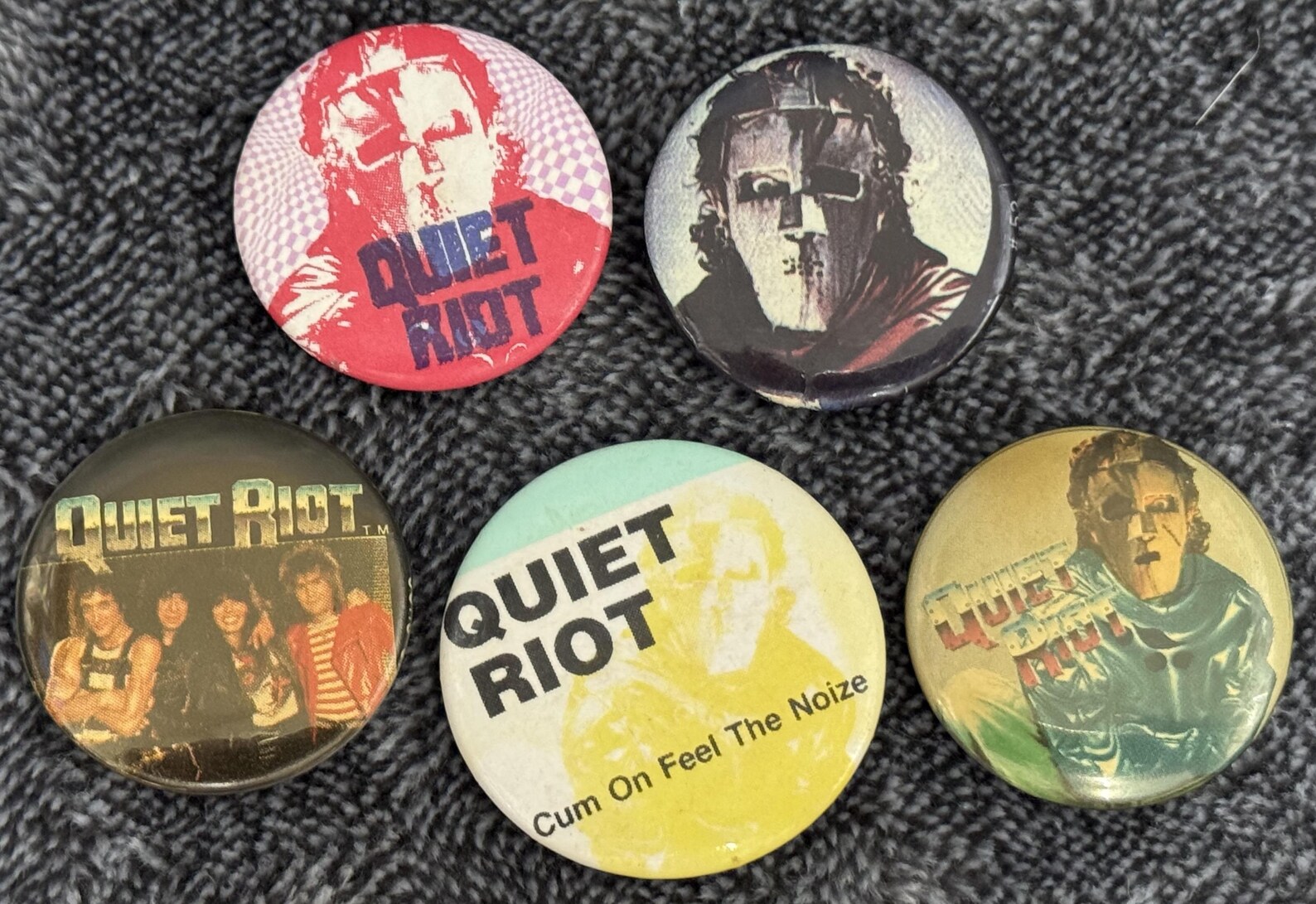 Quiet Riot Vintage Rock Heavy Metal Pin Lot 10 Pins Buttons 1980s - Etsy
