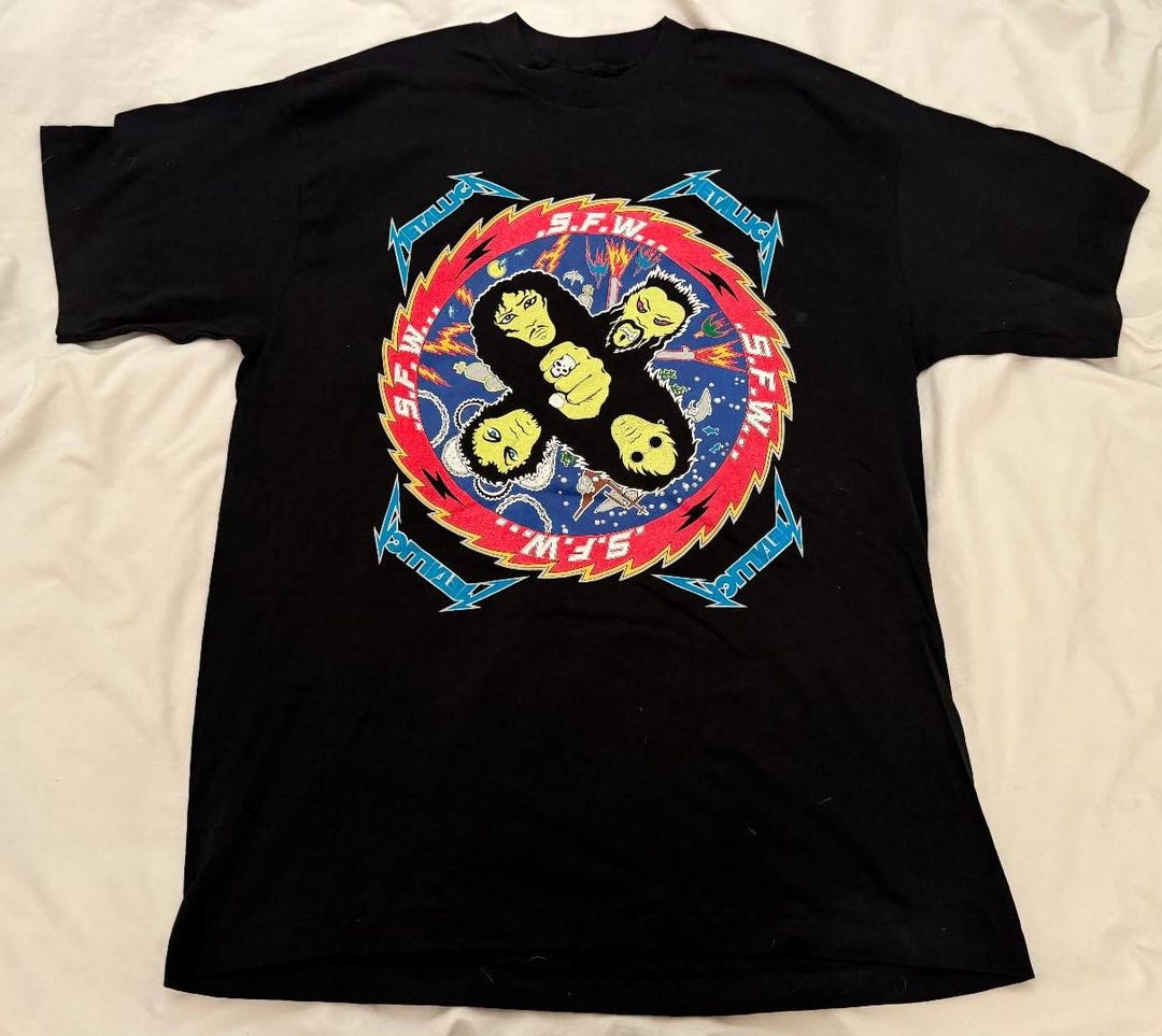 Metallica Concert Shirt 1996 Vintage Rock Metal XL Extra Large Vintage ...